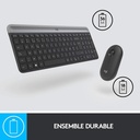 Logitech MK470 Combo Clavier et Souris sans Fil pour Windows | Les Bonnes Affaires